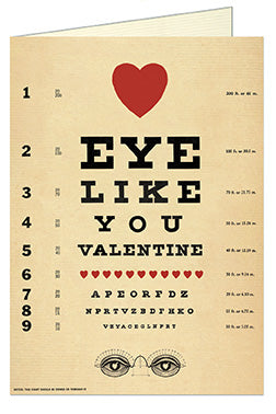 "Eye Like You" Valentine's Day Card – TOWN